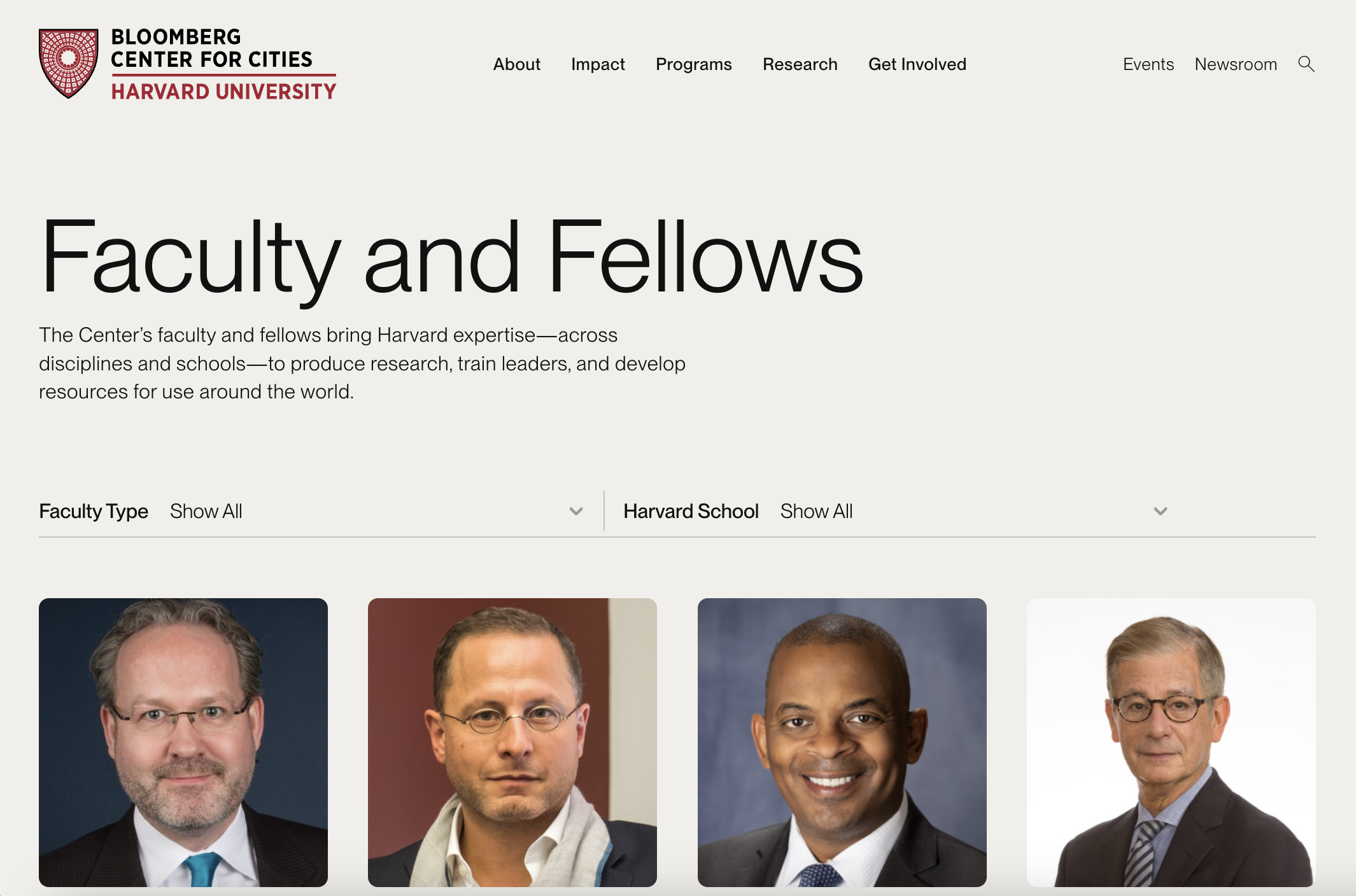 Faculty and Fellows - Bloomberg Center for Cities
